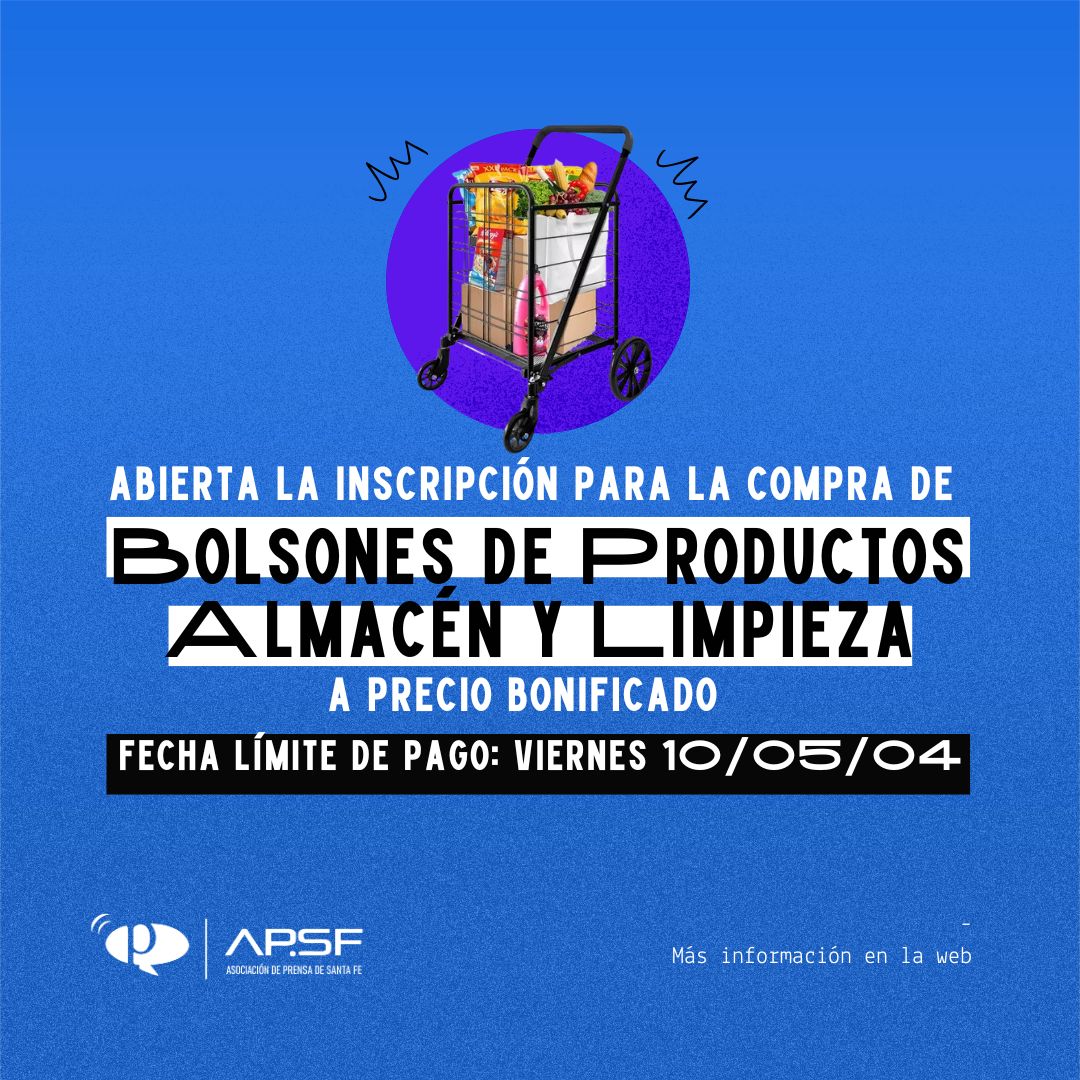 Nueva entrega de bolsones - apsf.org.ar | Asociación de Prensa Santa Fe